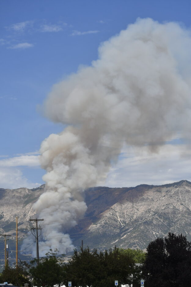 Wildfire breaks out near North Ogden; some evacuations ordered | News ...